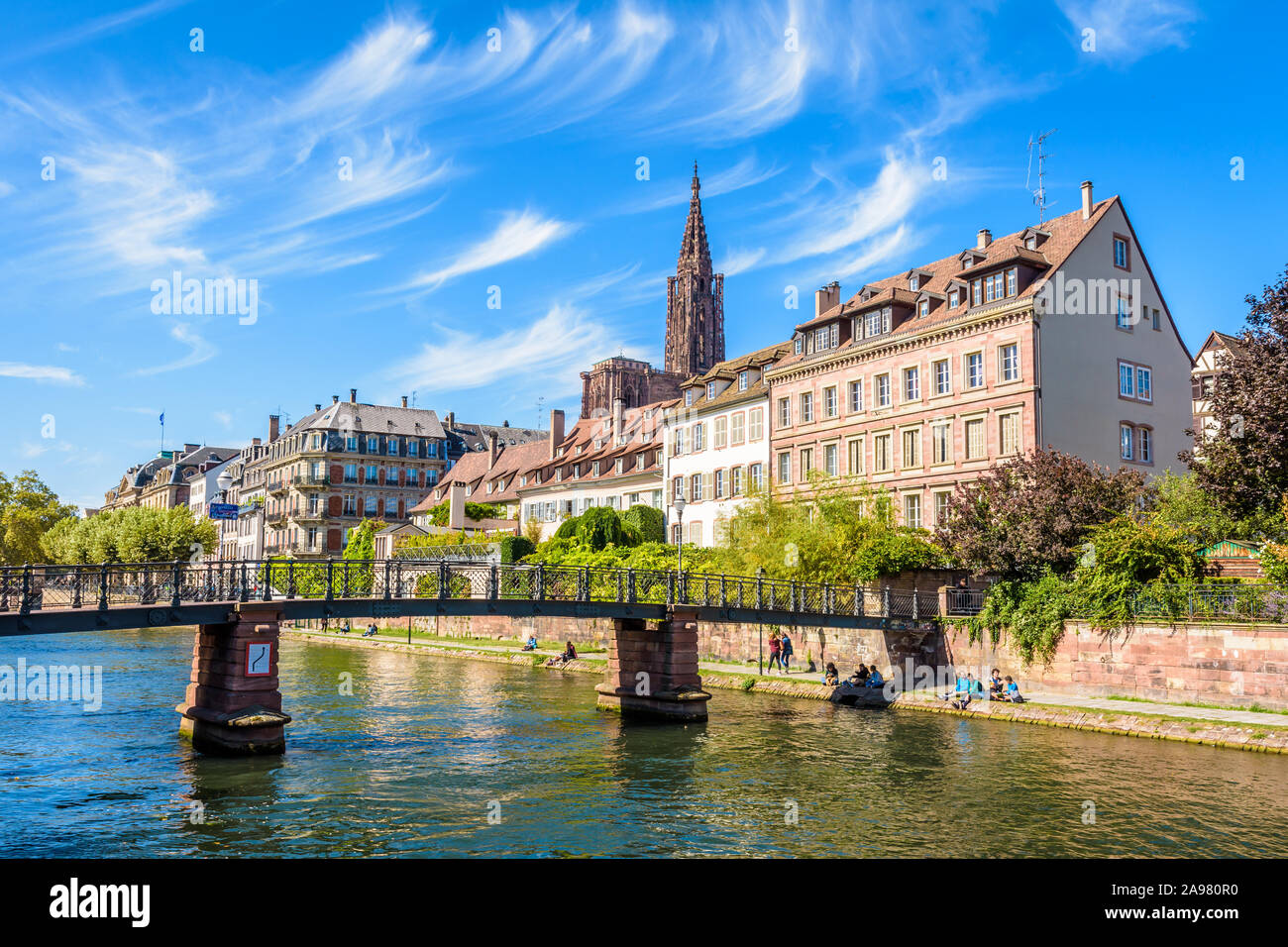 The Grande Ile in Strasbourg, France, where the historic district and ...