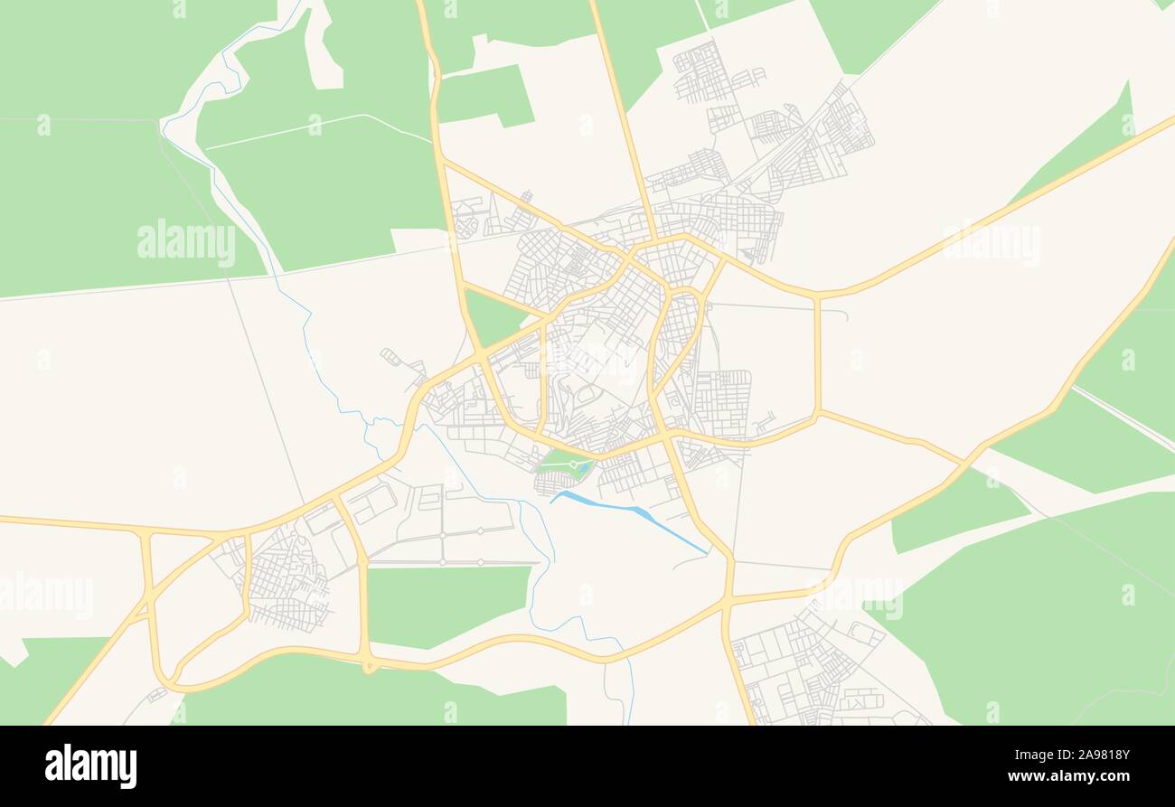 Relizane silhouette map hi-res stock photography and images - Alamy