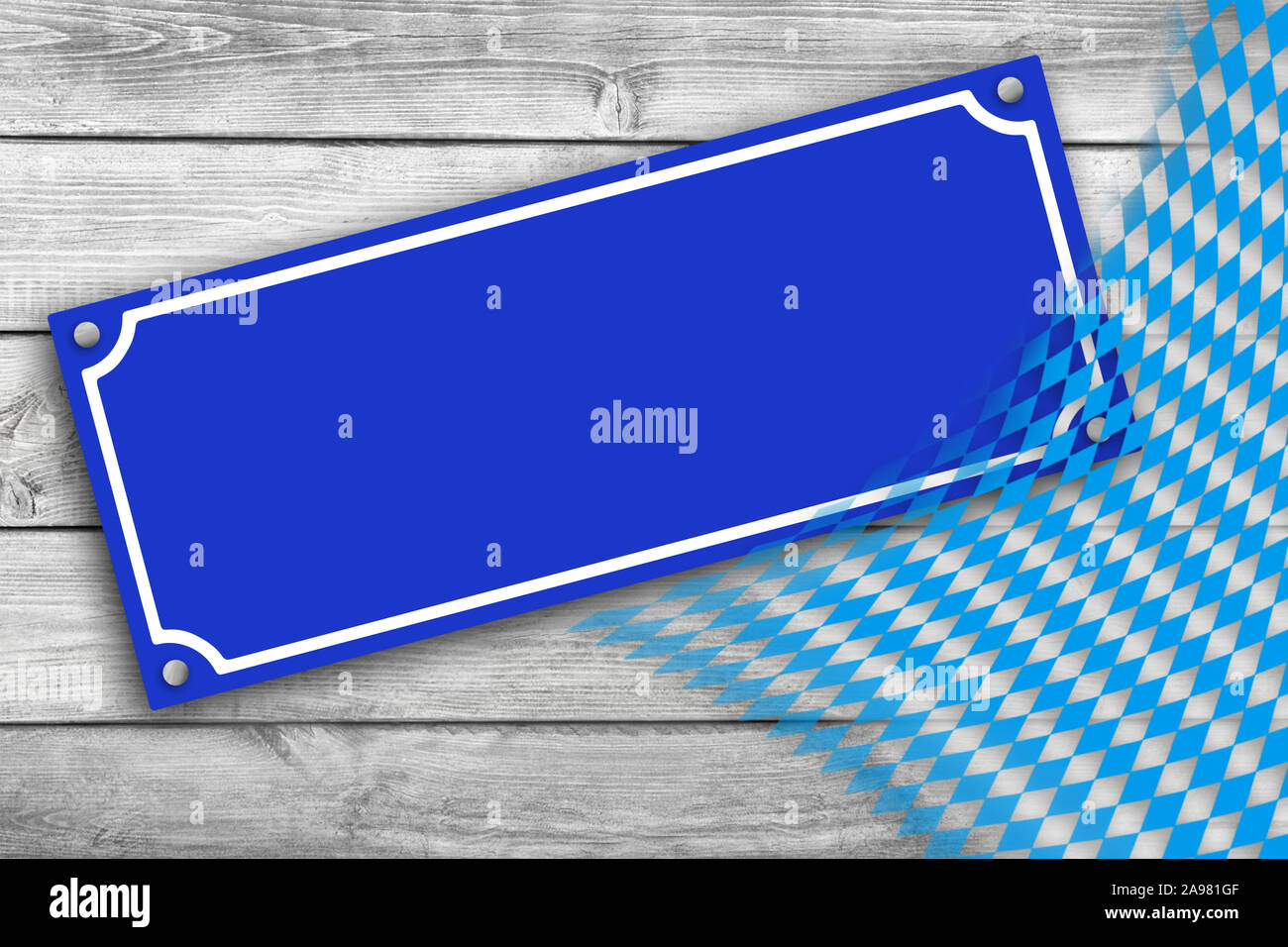 Bavaria background flag and sign Stock Photo - Alamy