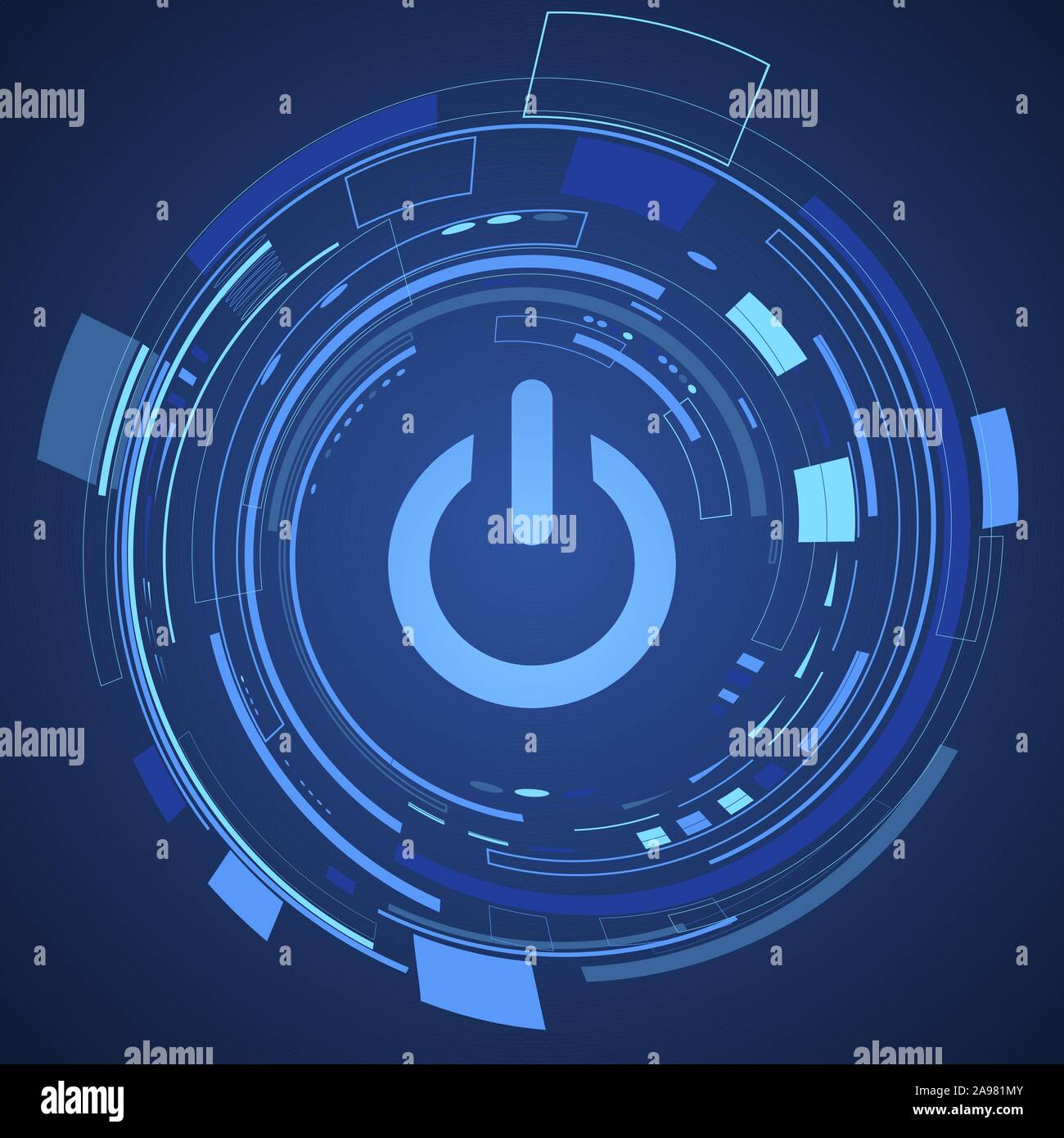 Digital technology icon vector illustration. internet of things ...