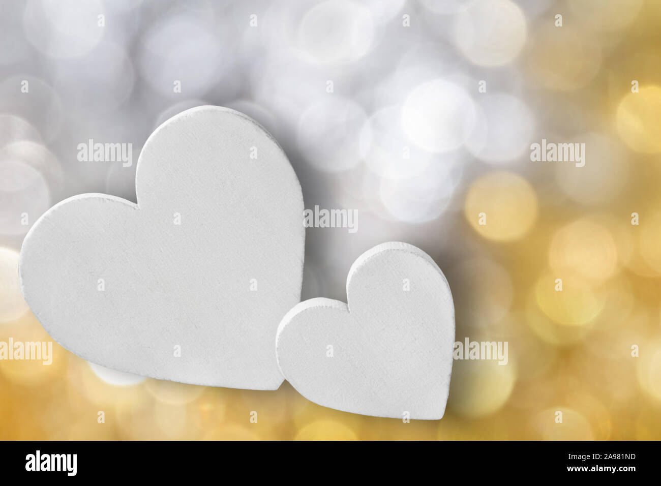 Two hearts background Stock Photo - Alamy