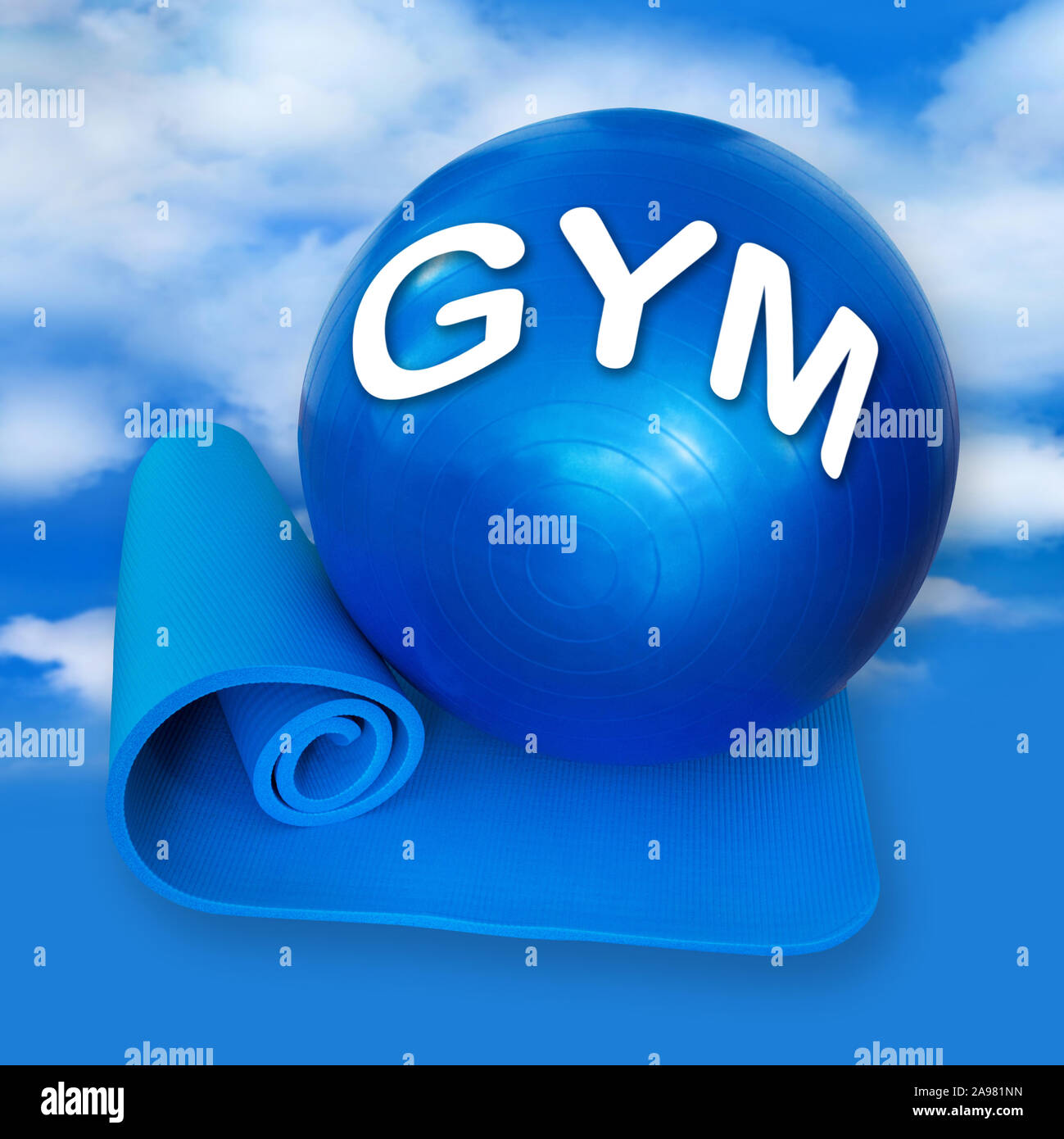 Ball against blue sky hi-res stock photography and images - Alamy