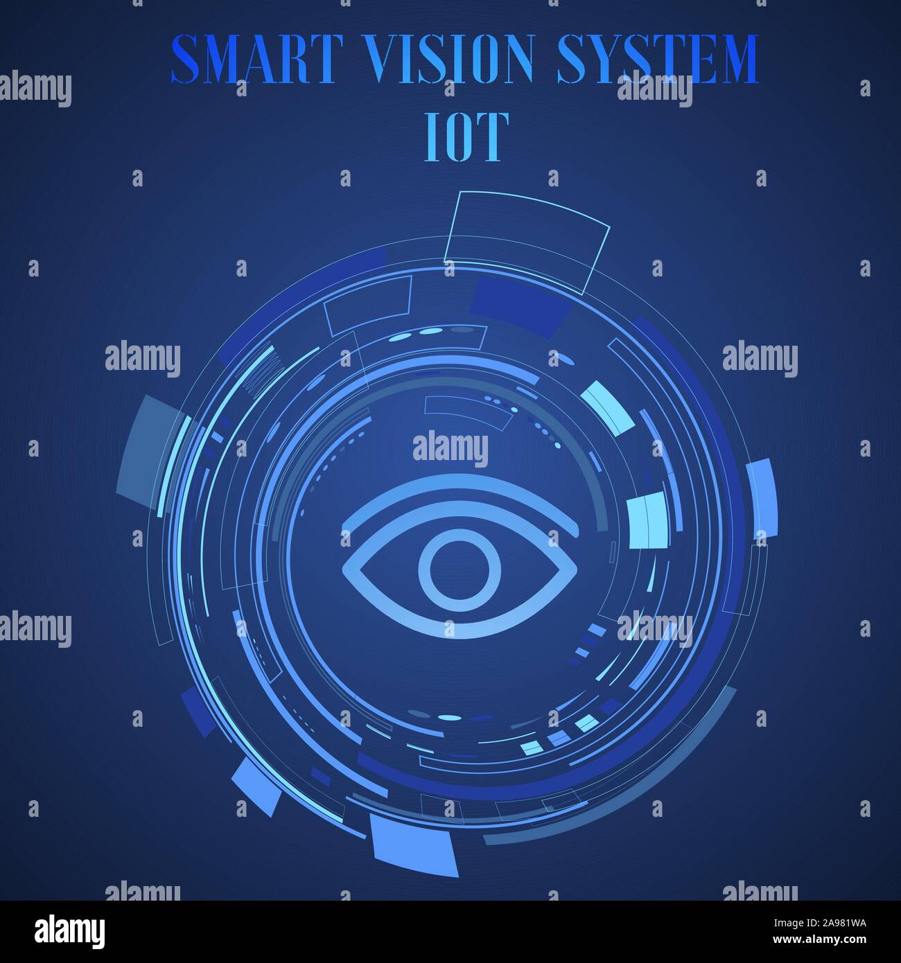 Digital technology icon vector illustration. internet of things ...