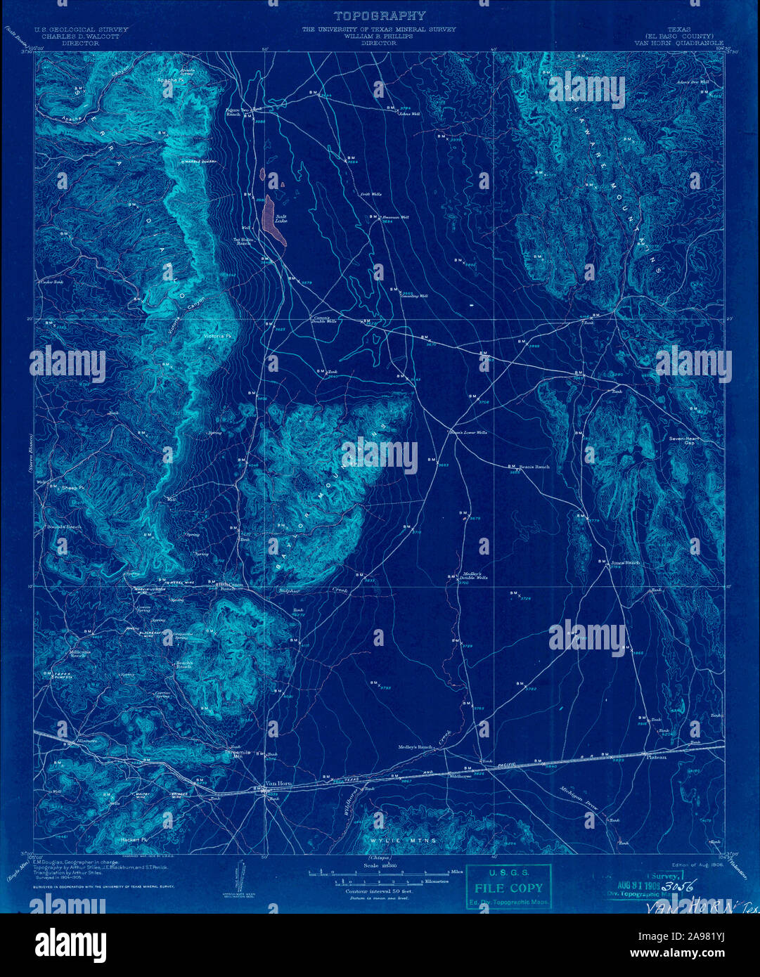 Van horn texas map hi-res stock photography and images - Alamy