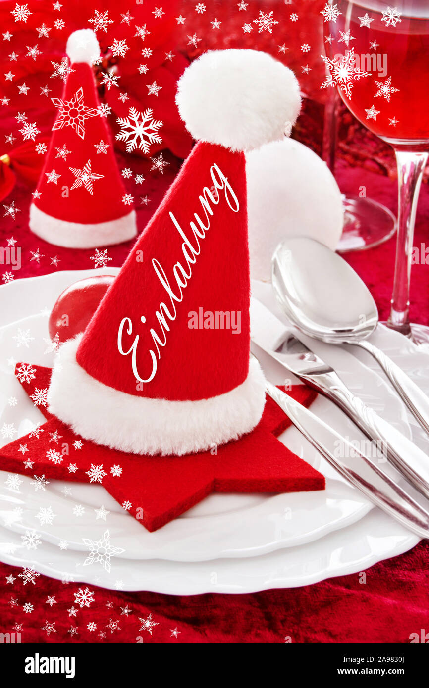 German party invitation hi-res stock photography and images - Alamy