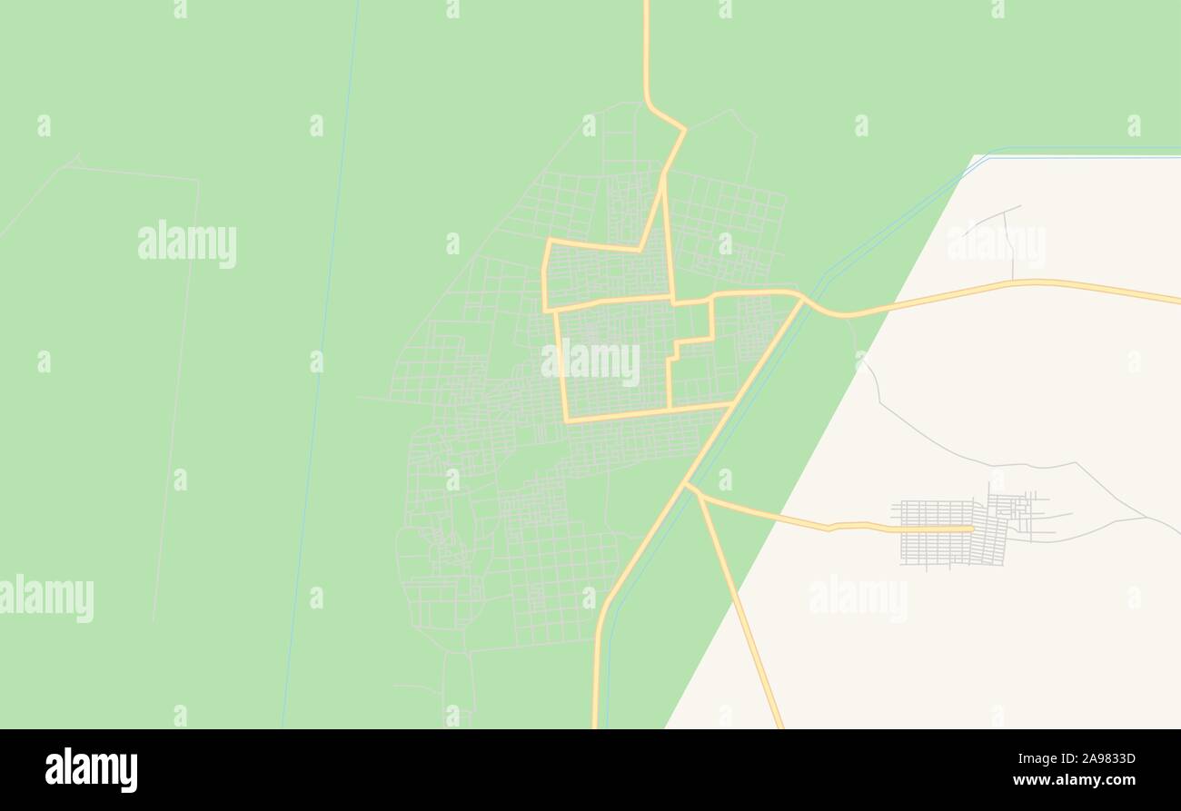 Printable street map of Al Manaqil, Sudan. Map template for business ...