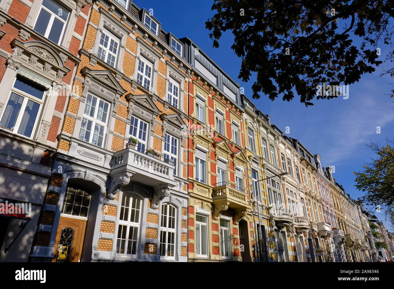Beautiful city villa facades in the style of the german Neorenaissance ...