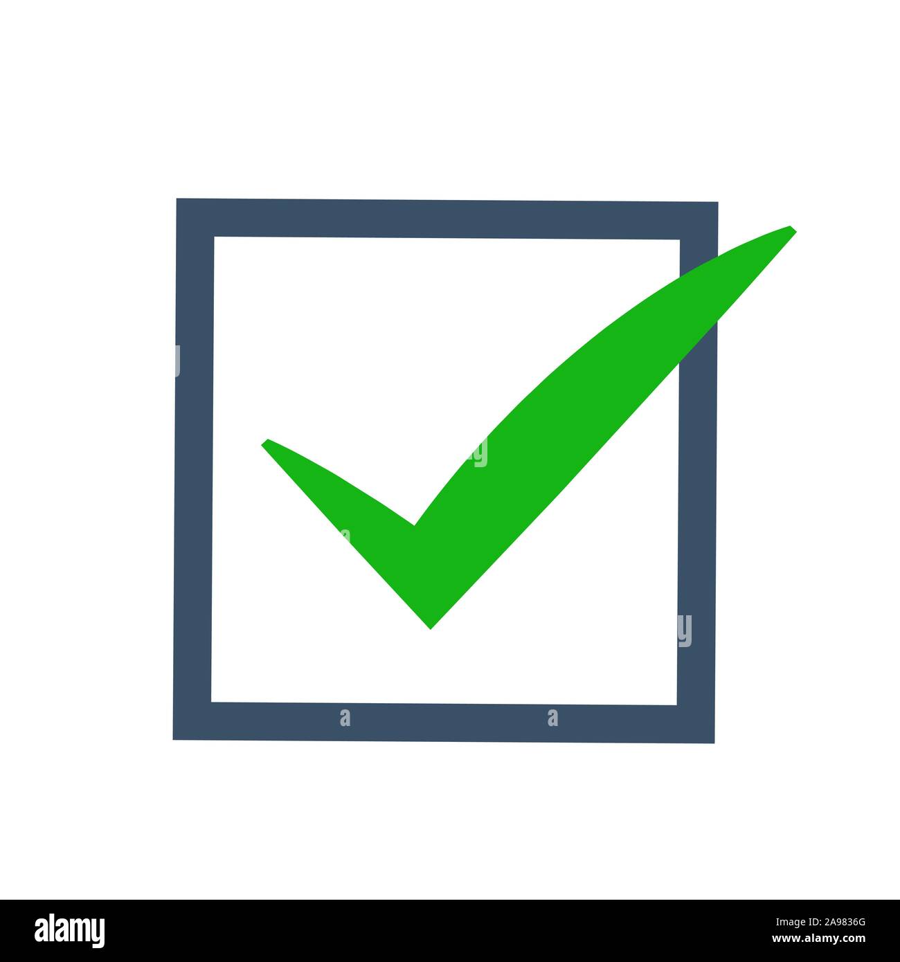 Circle Shape Check Mark Green Stock Photos & Circle Shape Check Mark ...