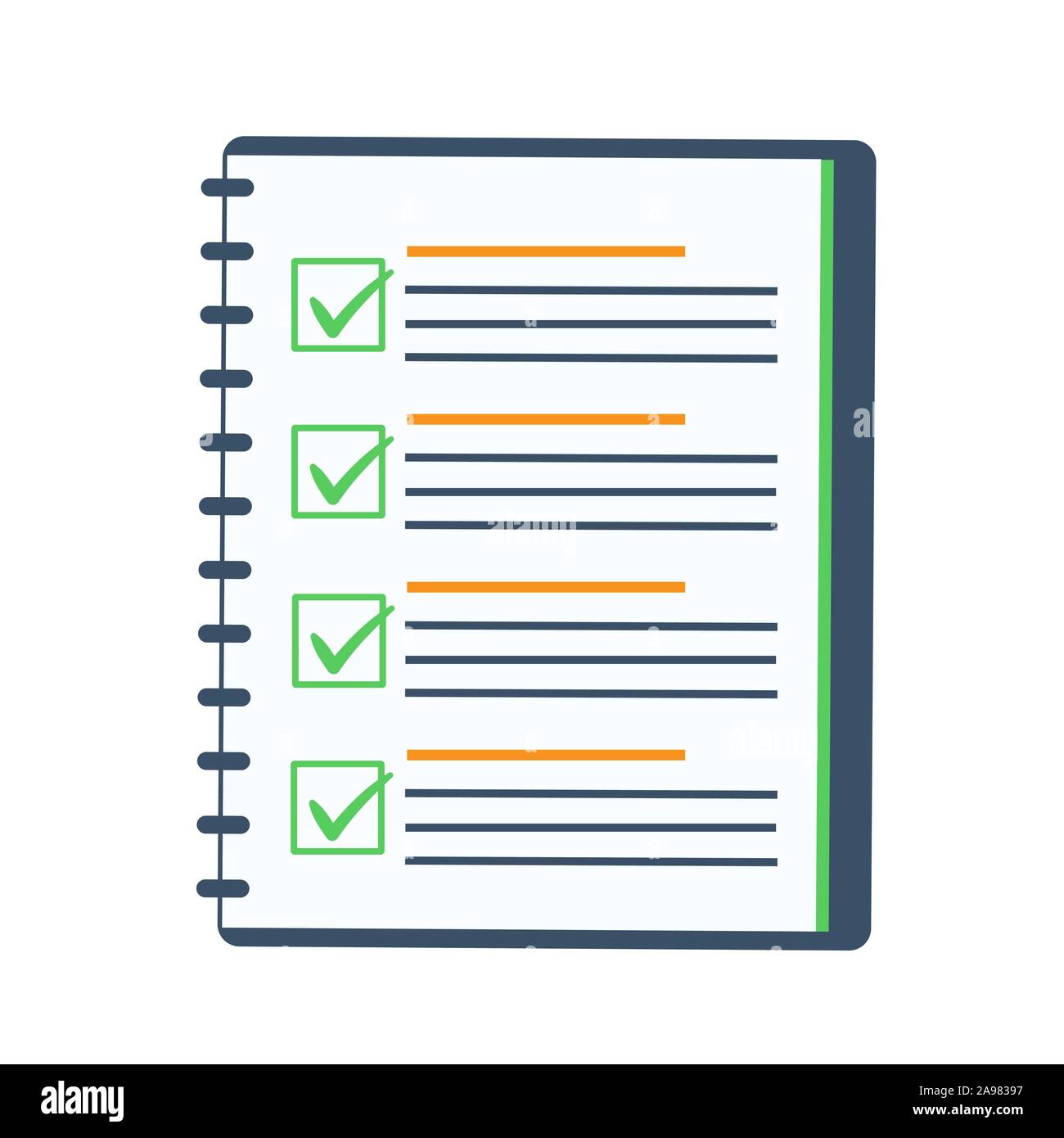 Checkbox selection on white paper hi-res stock photography and images ...