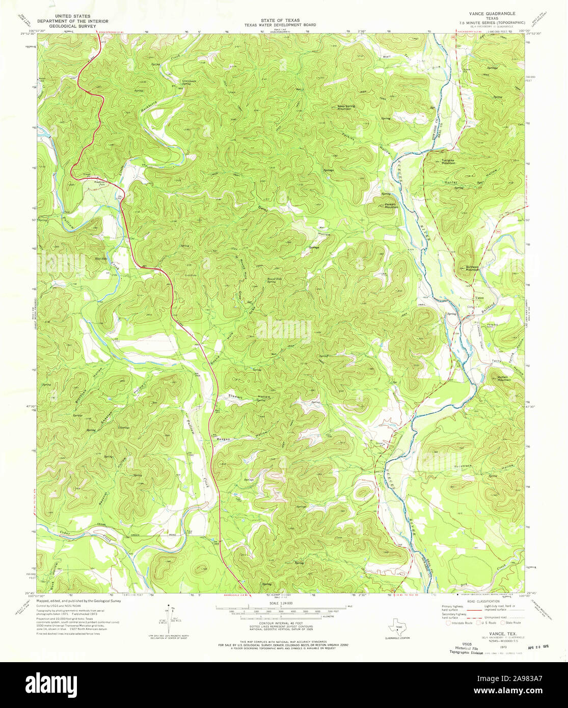 Vance map hi-res stock photography and images - Alamy