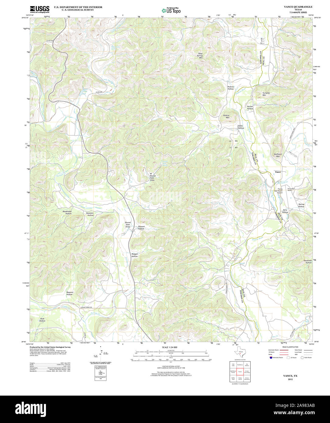 Vance map hi-res stock photography and images - Alamy