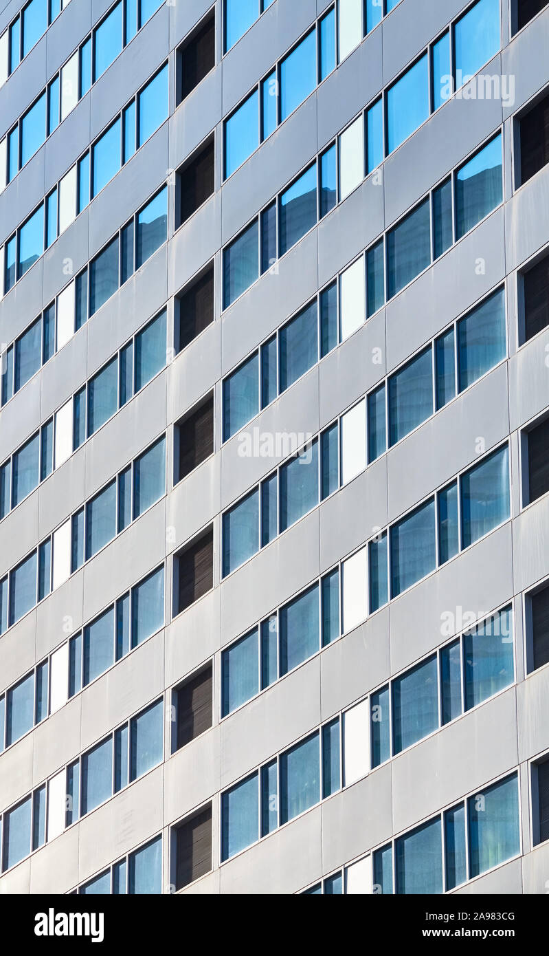 Close up picture of a skyscraper facade, architectural background Stock ...