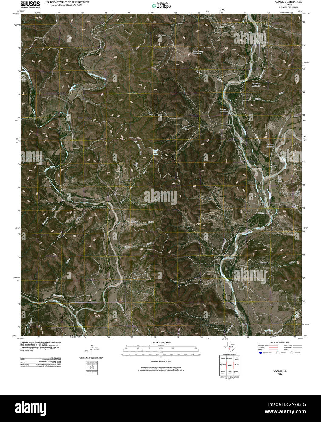 Vance map hi-res stock photography and images - Alamy