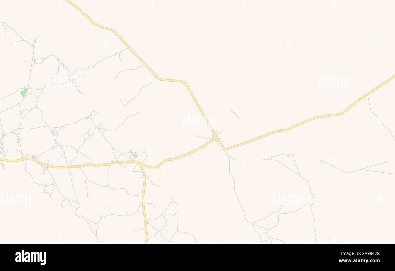 Printable street map of Mandimba, Mozambique. Map template for business ...