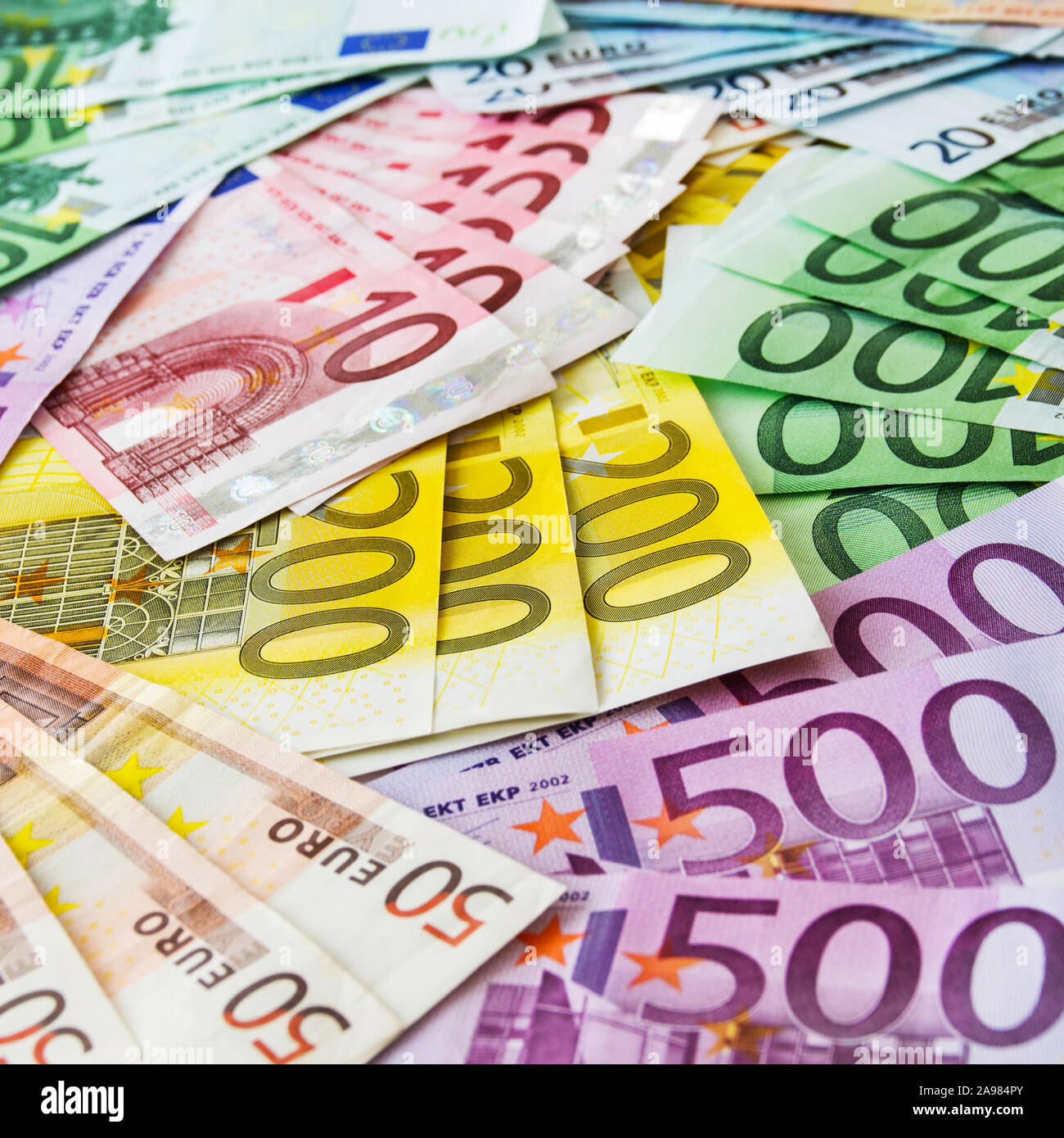 Banknotes europe hi-res stock photography and images - Alamy