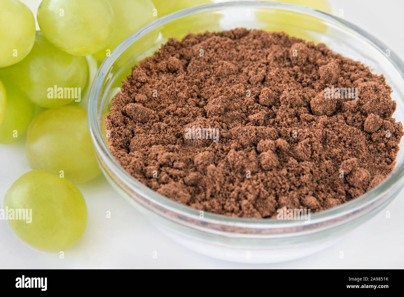 Grape seed powder Stock Photo - Alamy