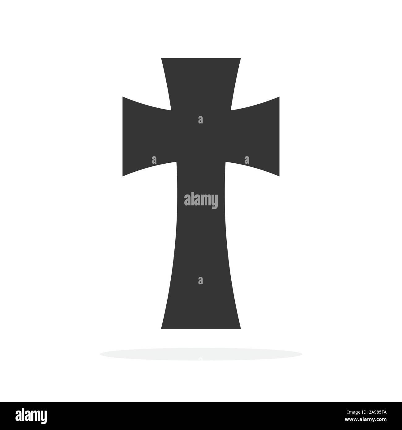 Absract Cross Silhouette Clip Art