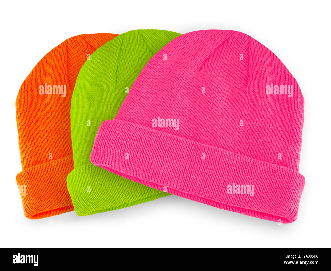 Pink knitted cap Cut Out Stock Images & Pictures - Alamy