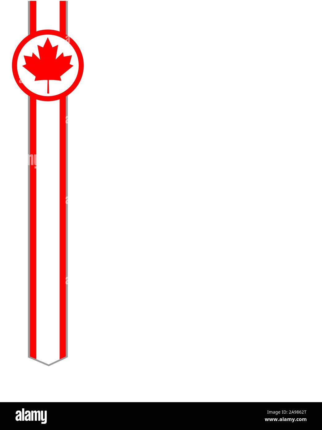 Canadian Maple Leaf Border
