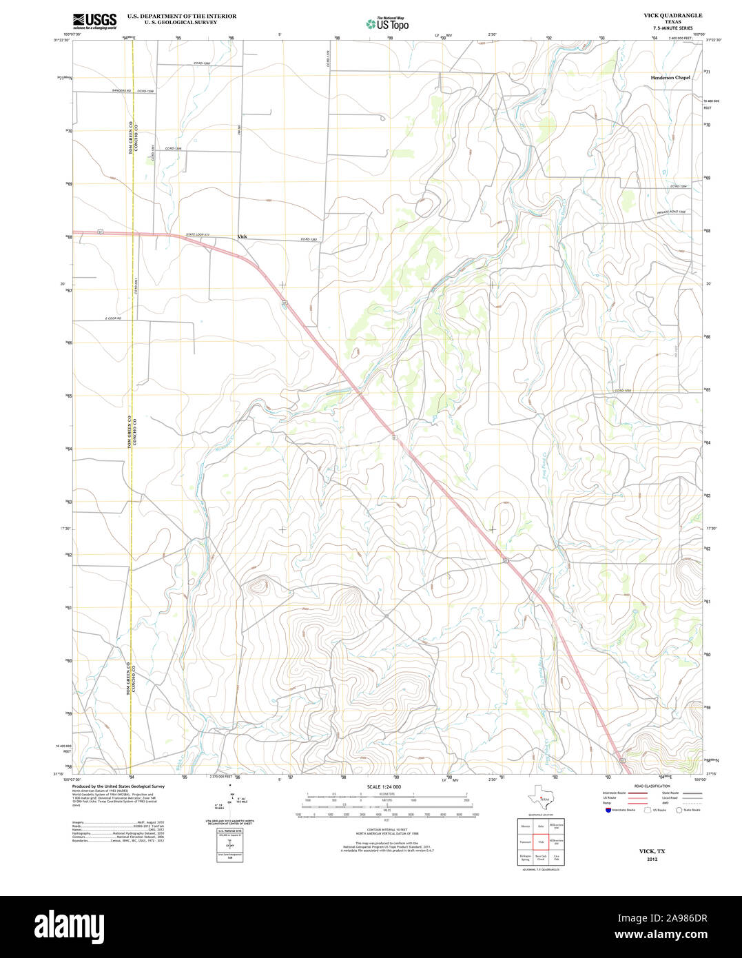 Vick map hi-res stock photography and images - Alamy