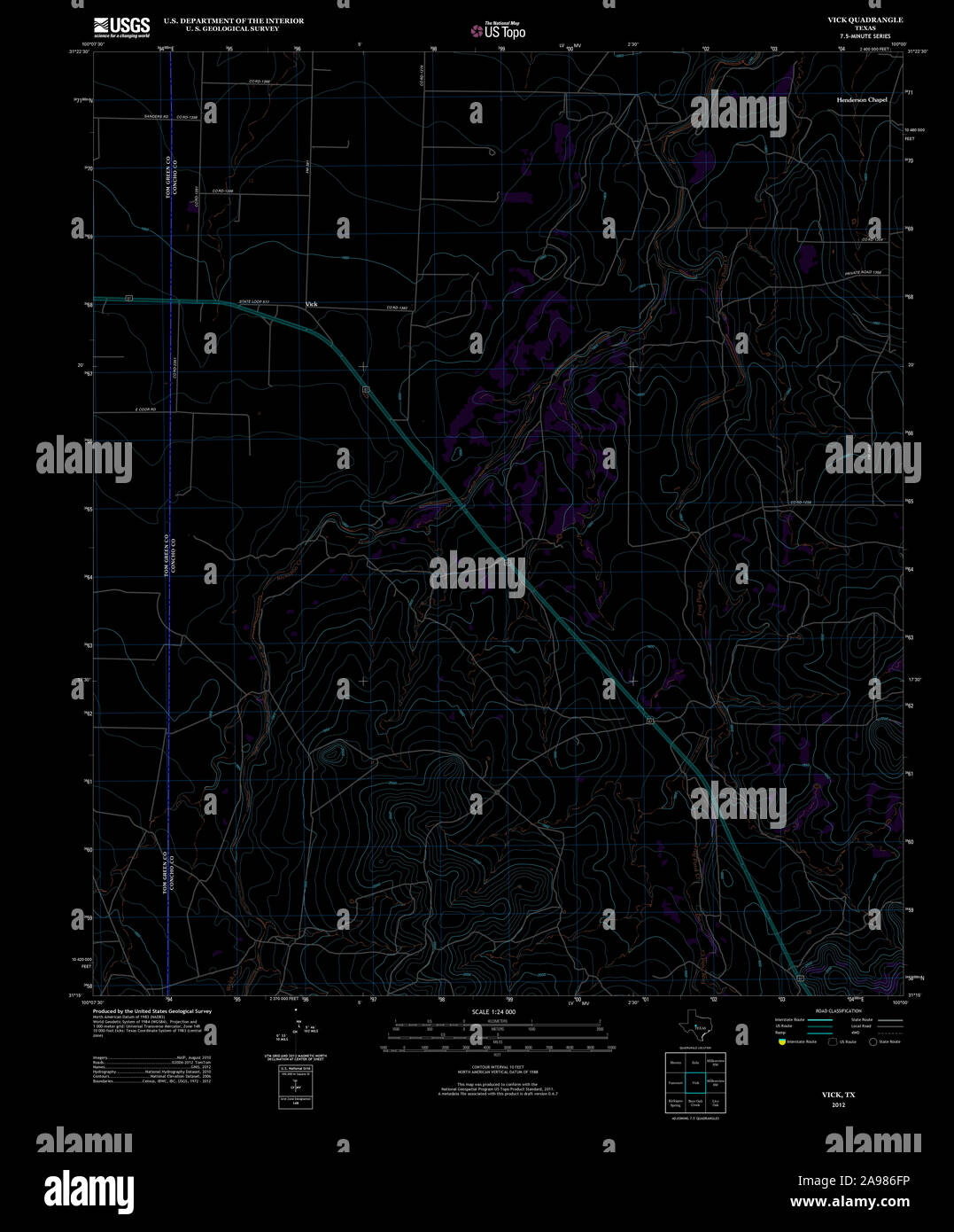 Vick map hi-res stock photography and images - Alamy
