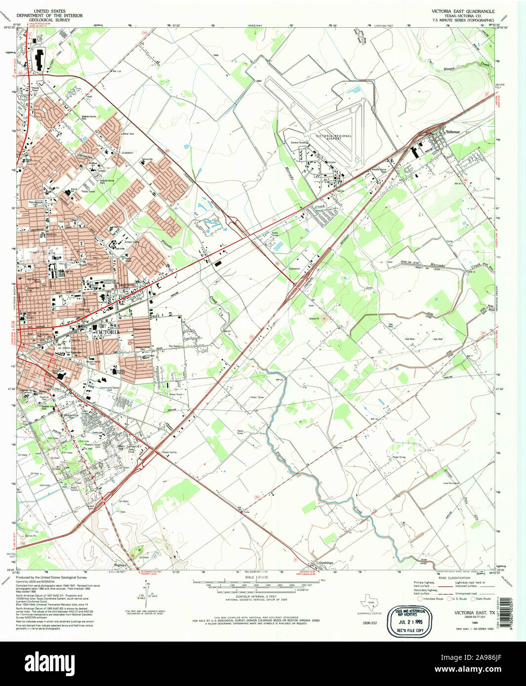 Victoria texas map hi-res stock photography and images - Alamy