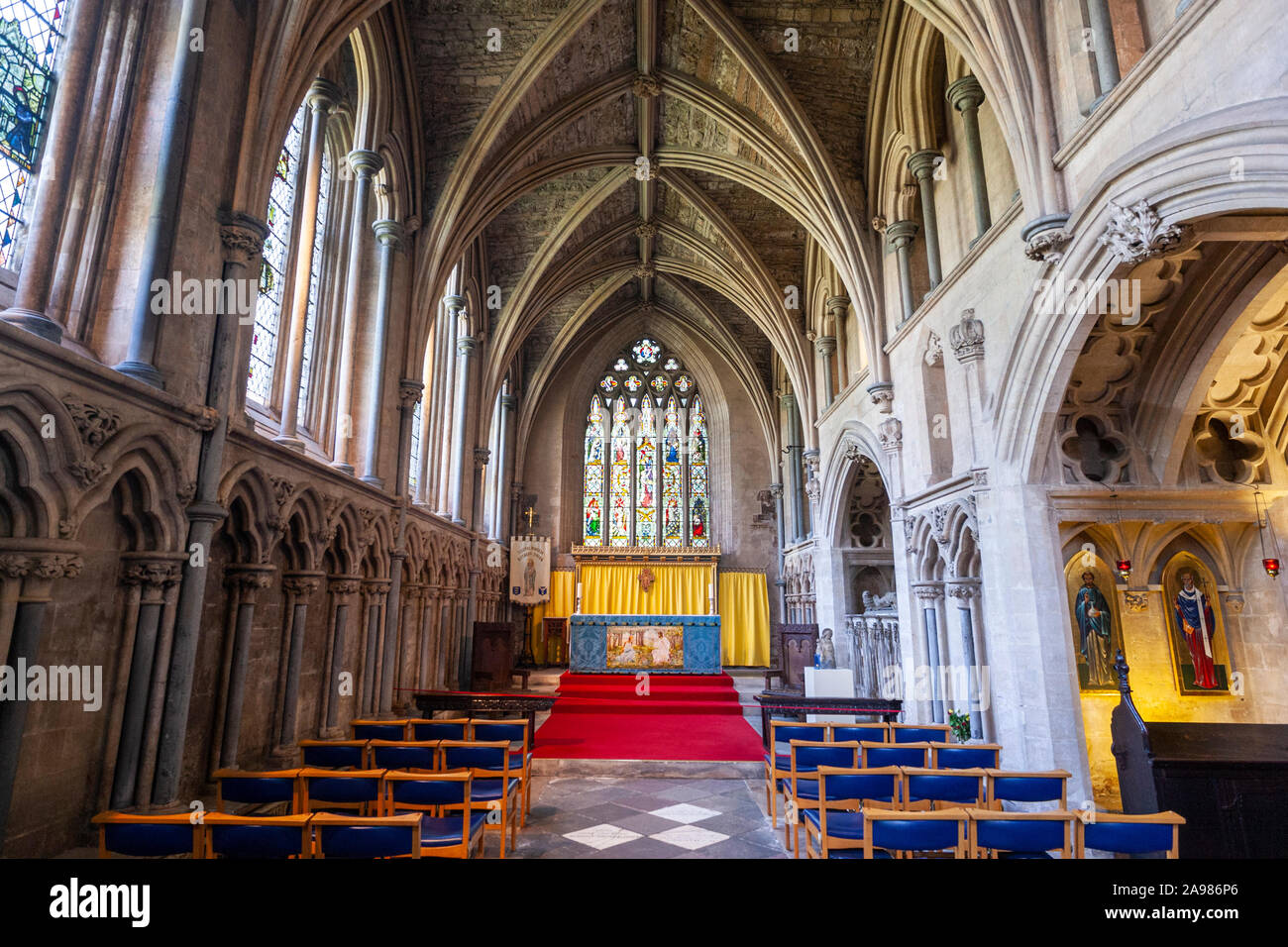Elder Lady Chapel, Bristol Cathedral, Bristol, England, UK Stock Photo ...