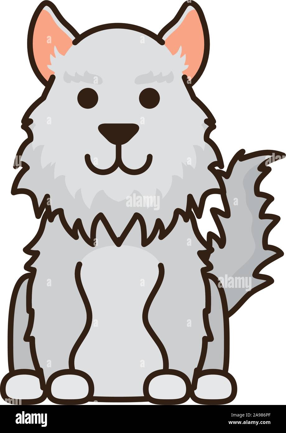 Dog fill Stock Vector Images - Alamy