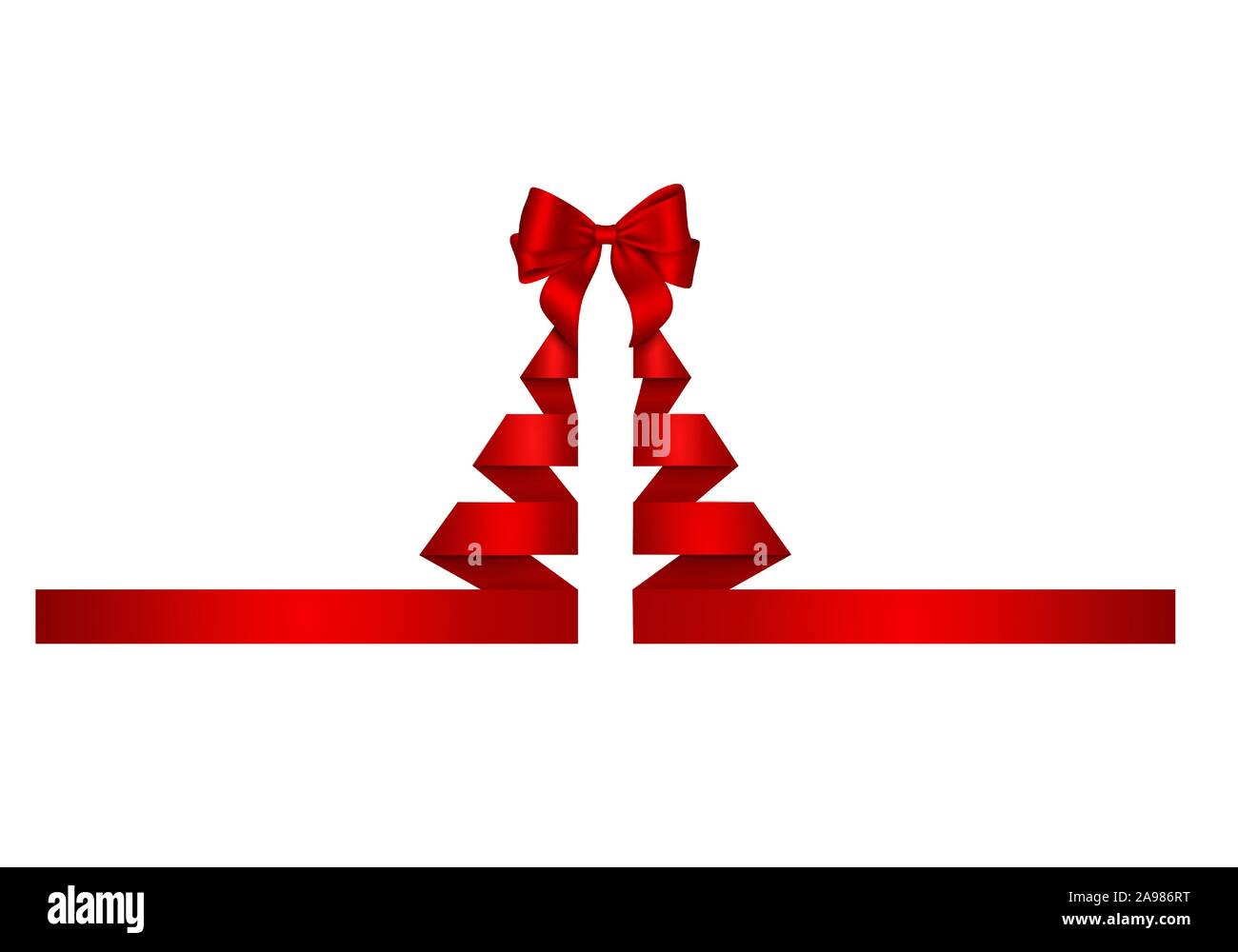 Tree ribbon Stock Vector Images - Alamy