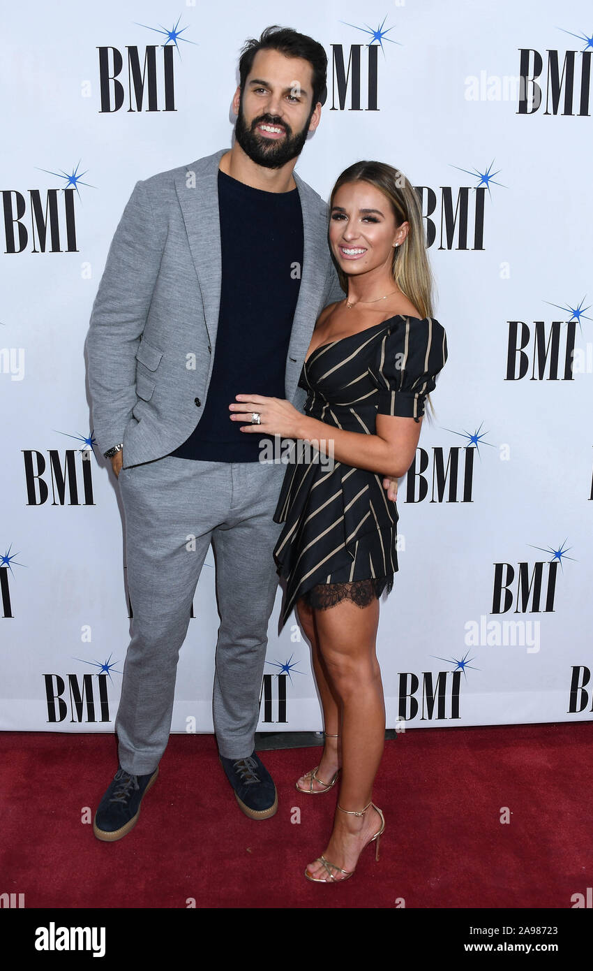 November 12, 2019, Nashville, Tennessee, USA: Eric Decker, Jessie James ...