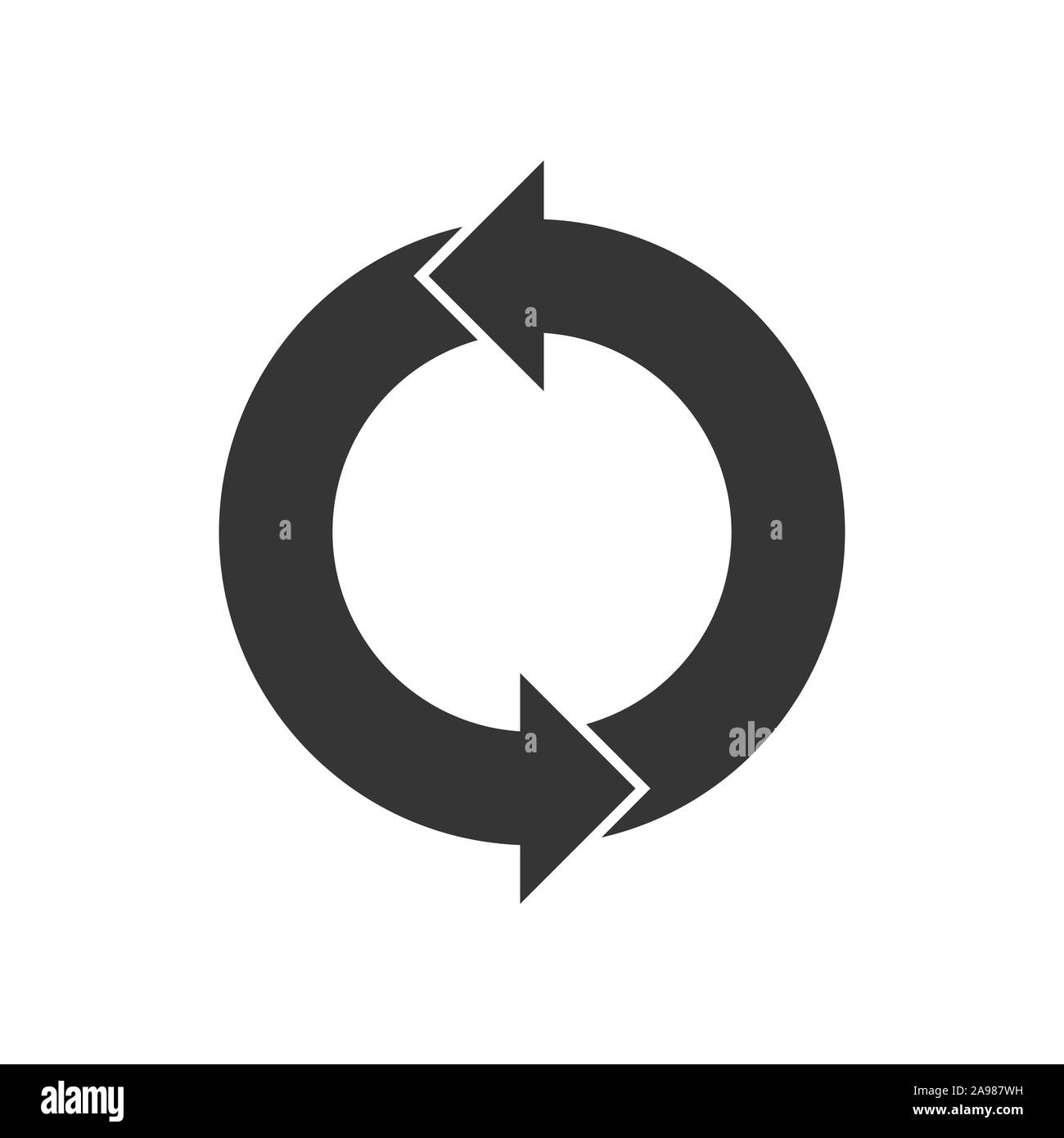Circle arrow. Reload arrow icon isolated. Black refresh vector arrow ... Circle arrow. Reload arrow icon isolated. Black refresh vector arrow ...