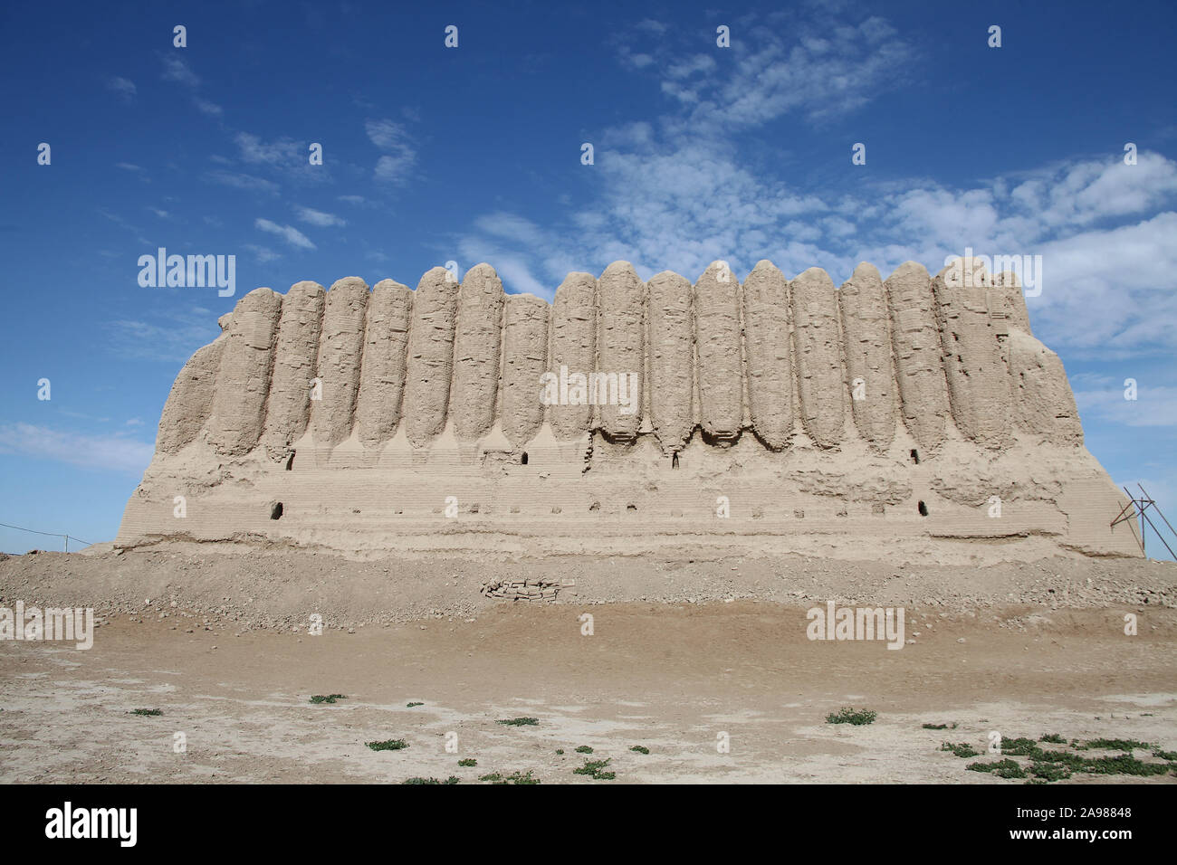 Remains of the Great Kyz Kala at Ancient Merv in Turkmenistan Stock ...