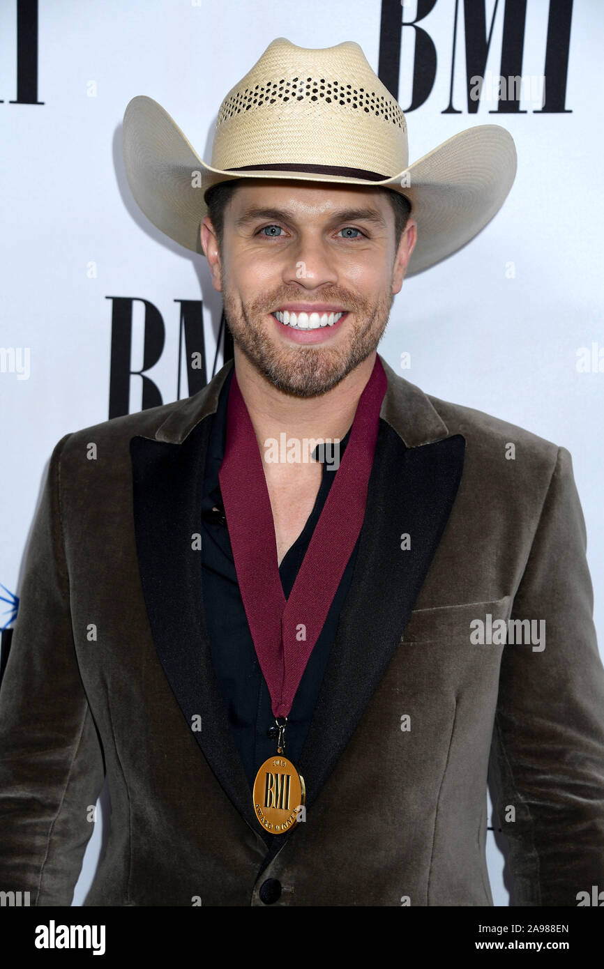November 12, 2019, Nashville, Tennessee, USA: Dustin Lynch. 2019 BMI ...