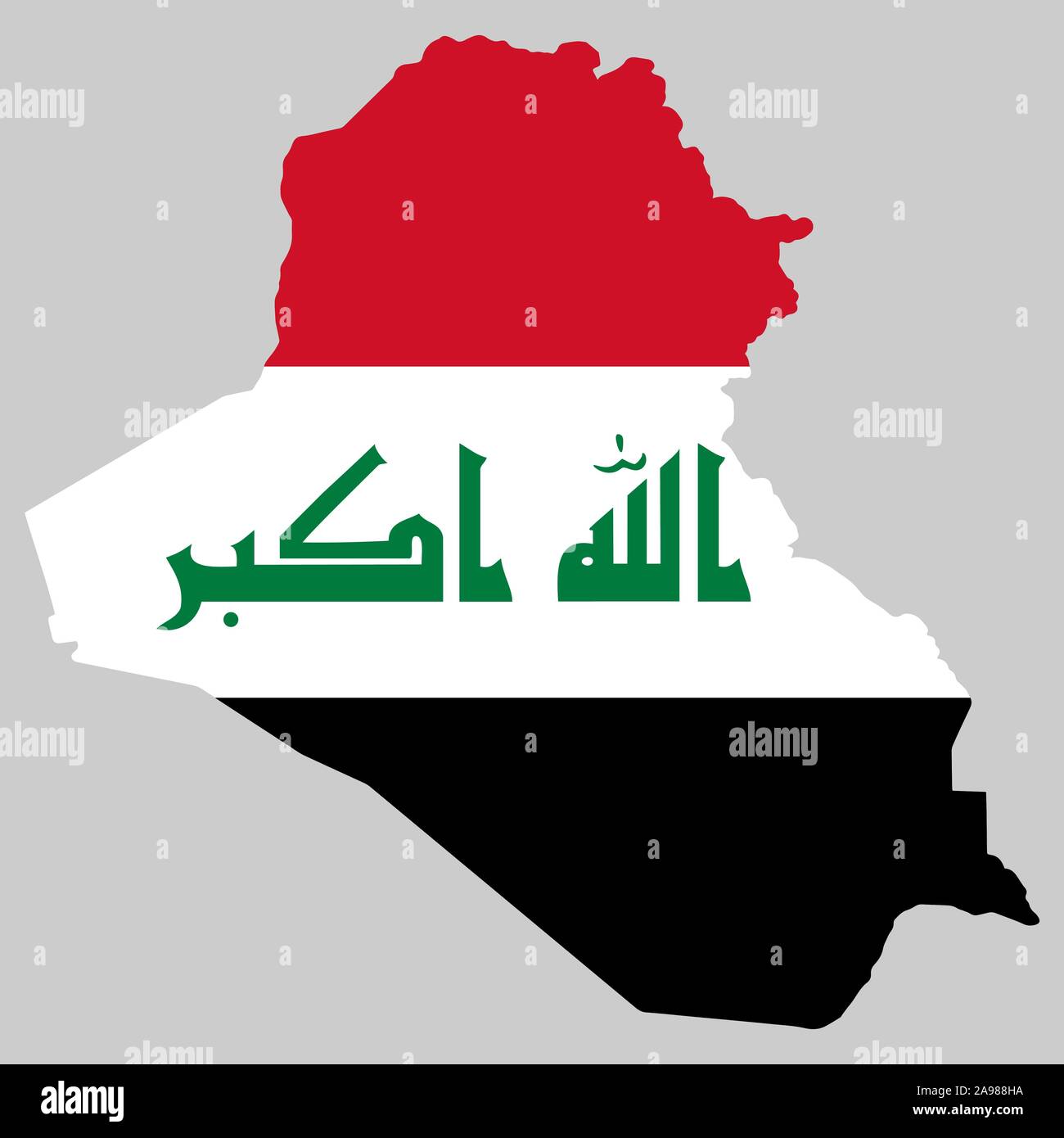 Map Flag of Iraq Vector illustration Eps 10 Stock Vector Image & Art ...