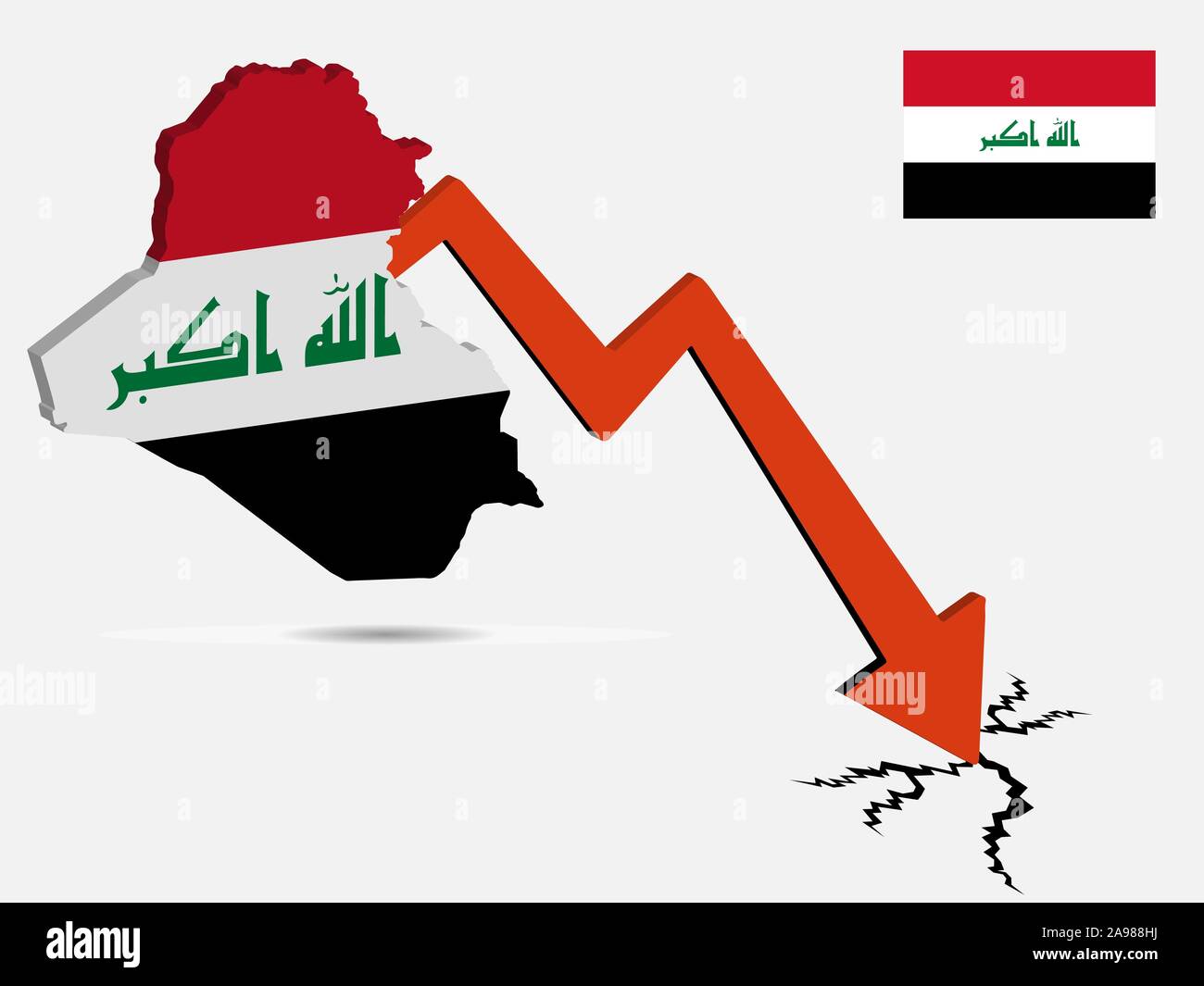 Republic of iraq map Stock Vector Images - Alamy