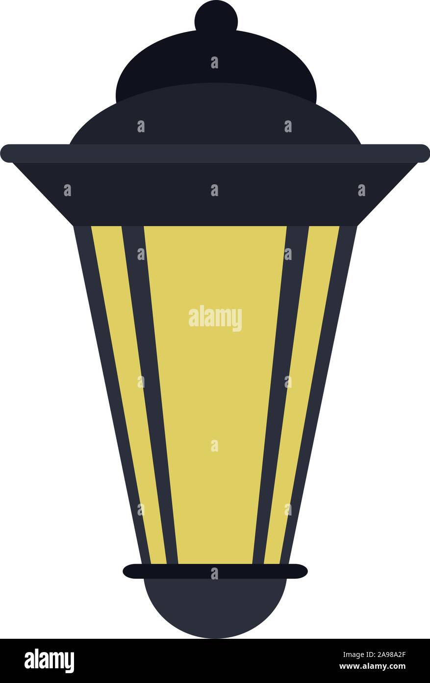 Gas street lamp drawing Stock Vector Images - Alamy
