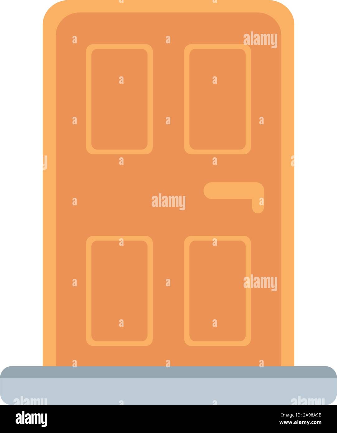 door icon design, Home house residential property traditional domestic ...