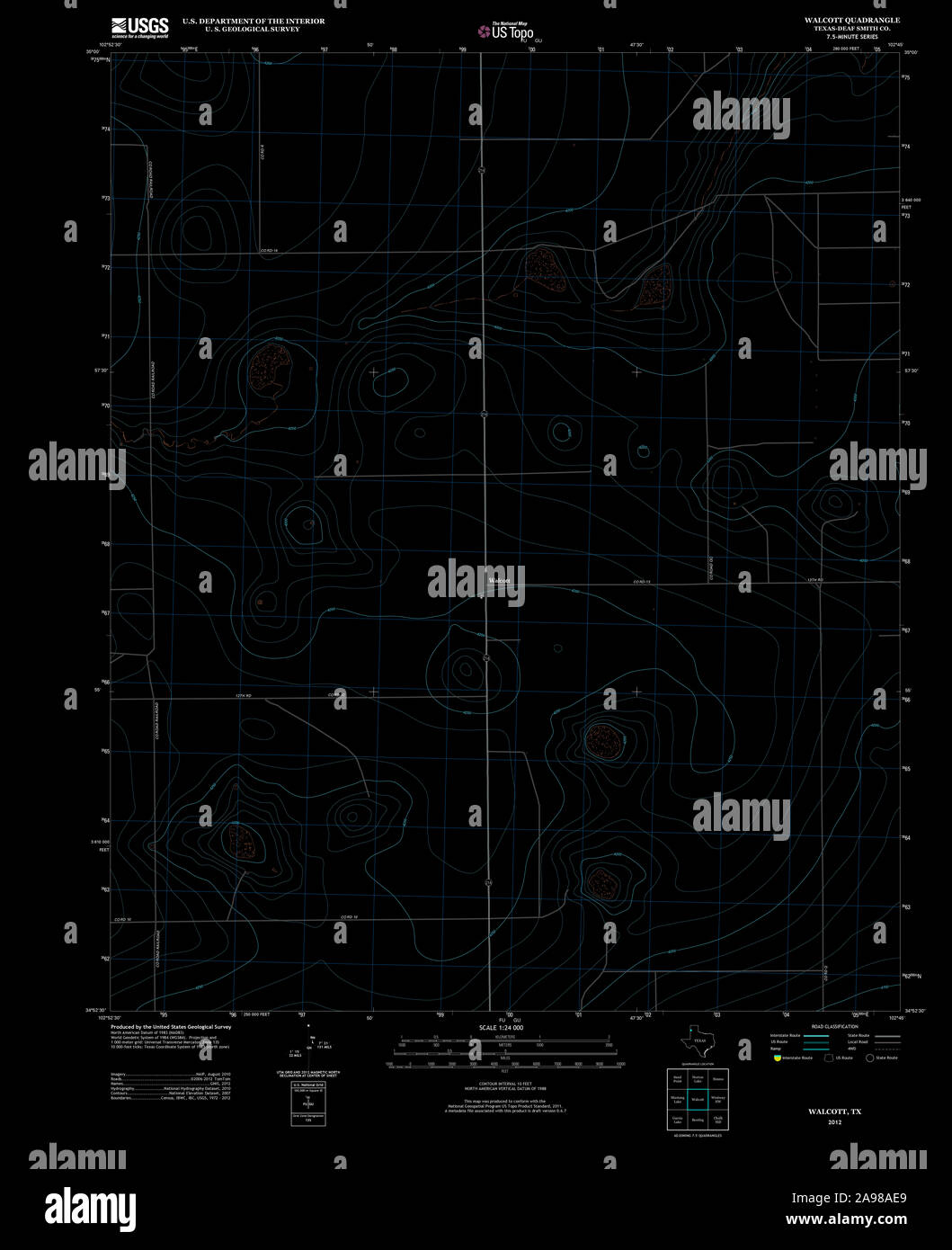 Map of walcott hi-res stock photography and images - Alamy