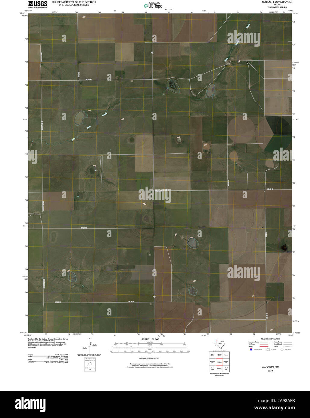 Map of walcott hi-res stock photography and images - Alamy