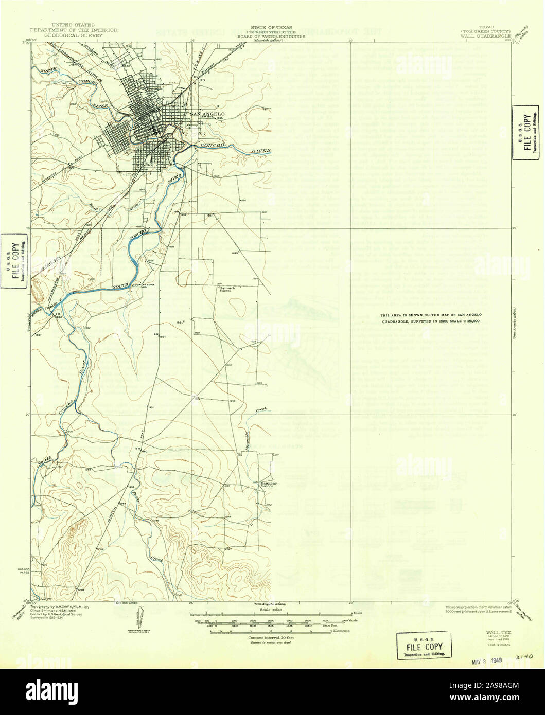 Map of wall texas hi-res stock photography and images - Alamy