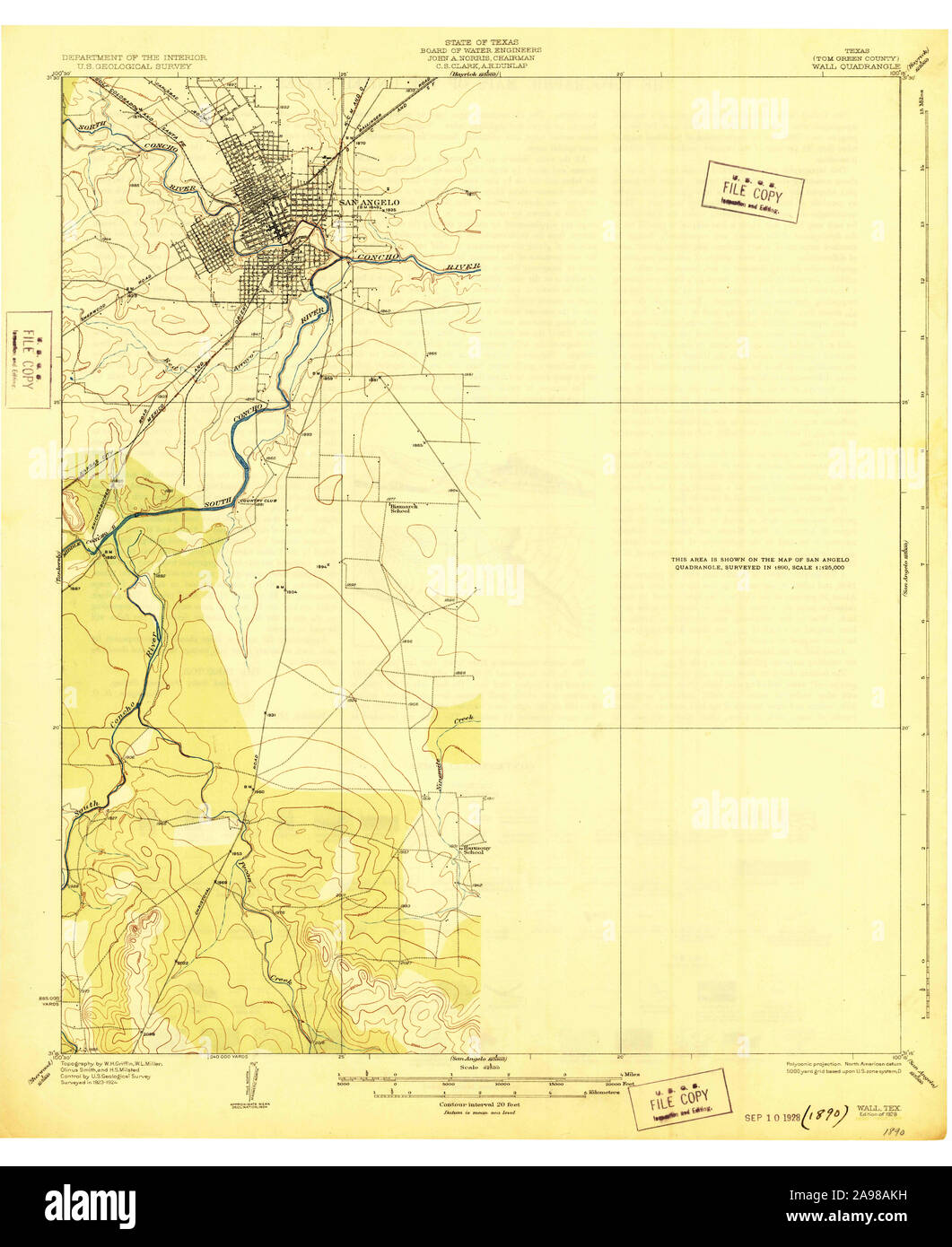 Map of wall texas hi-res stock photography and images - Alamy