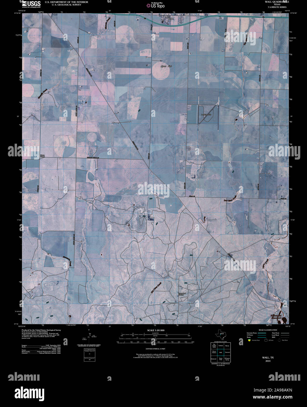 Map of wall texas hi-res stock photography and images - Alamy