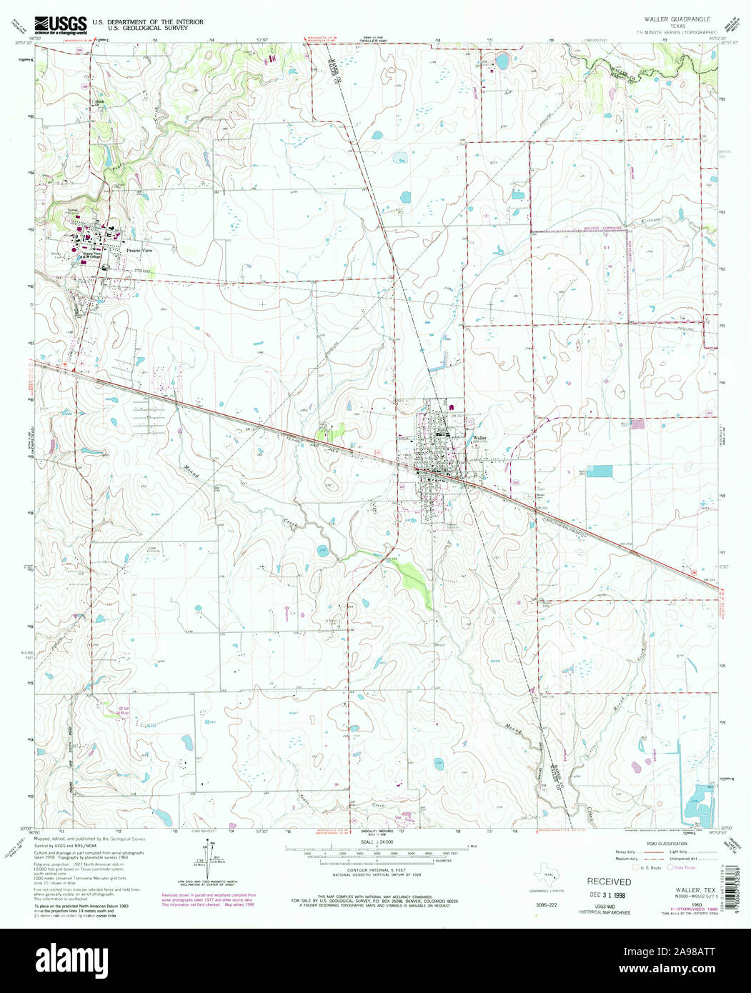 Waller map hi-res stock photography and images - Alamy