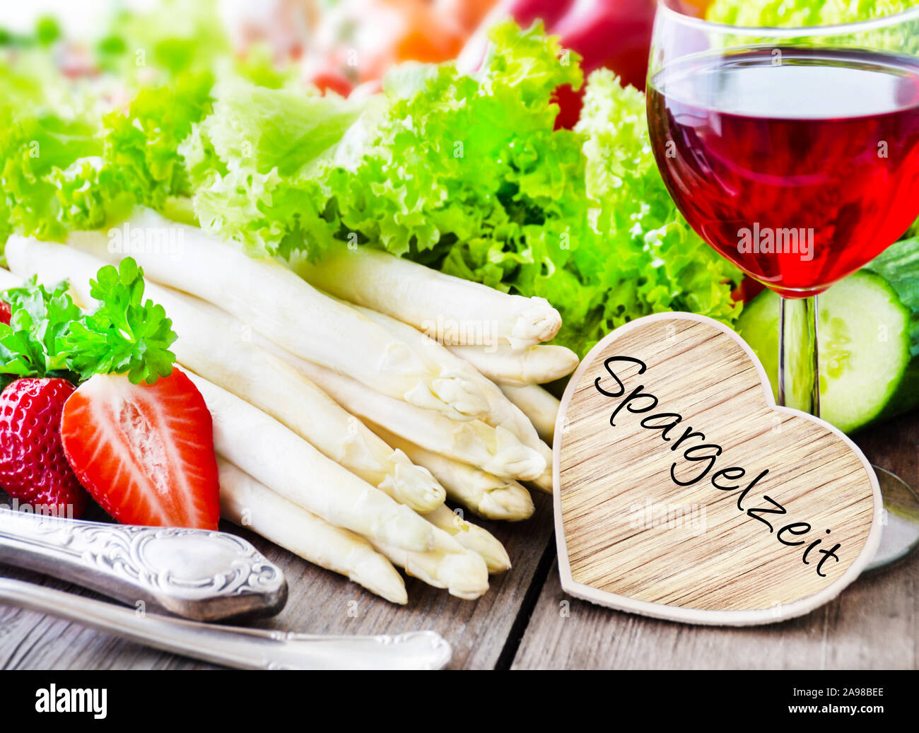 Spargelzeit Asparagus Season Stock Photo - Alamy