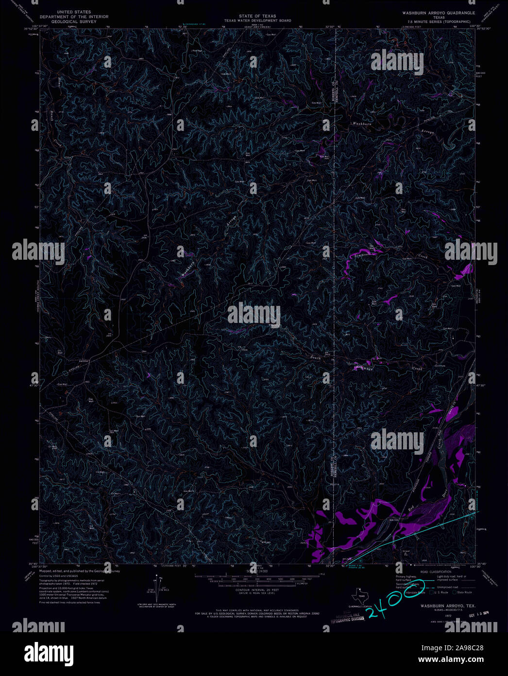 Washburn texas map hi-res stock photography and images - Alamy