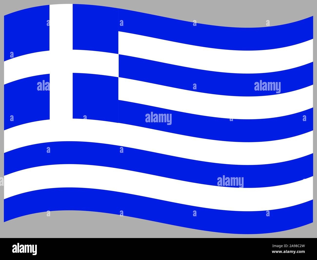 National flag of Hellenic Republic also know as Greece . original ...