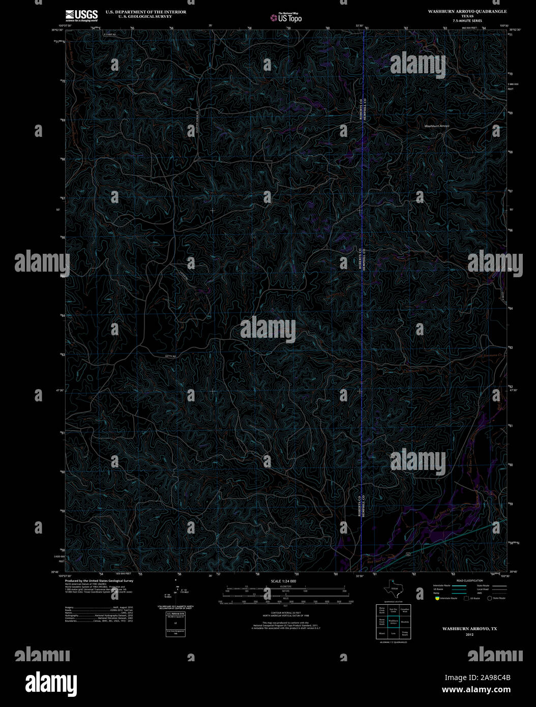 Washburn texas map hi-res stock photography and images - Alamy