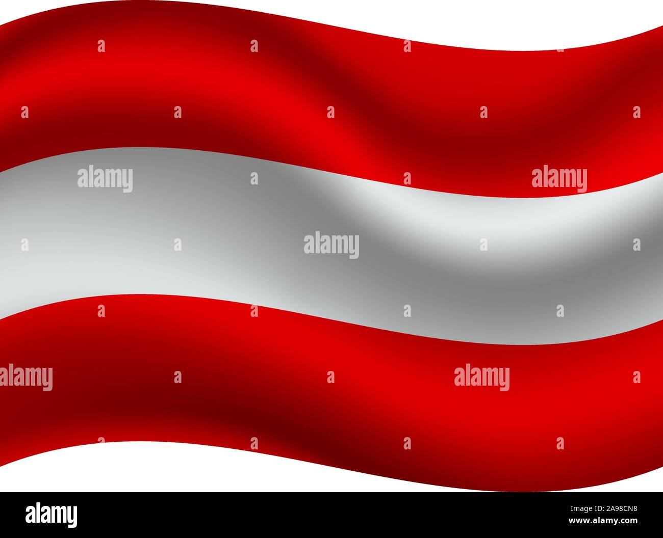 National flag of Republic of Austria. original colors and proportion ...