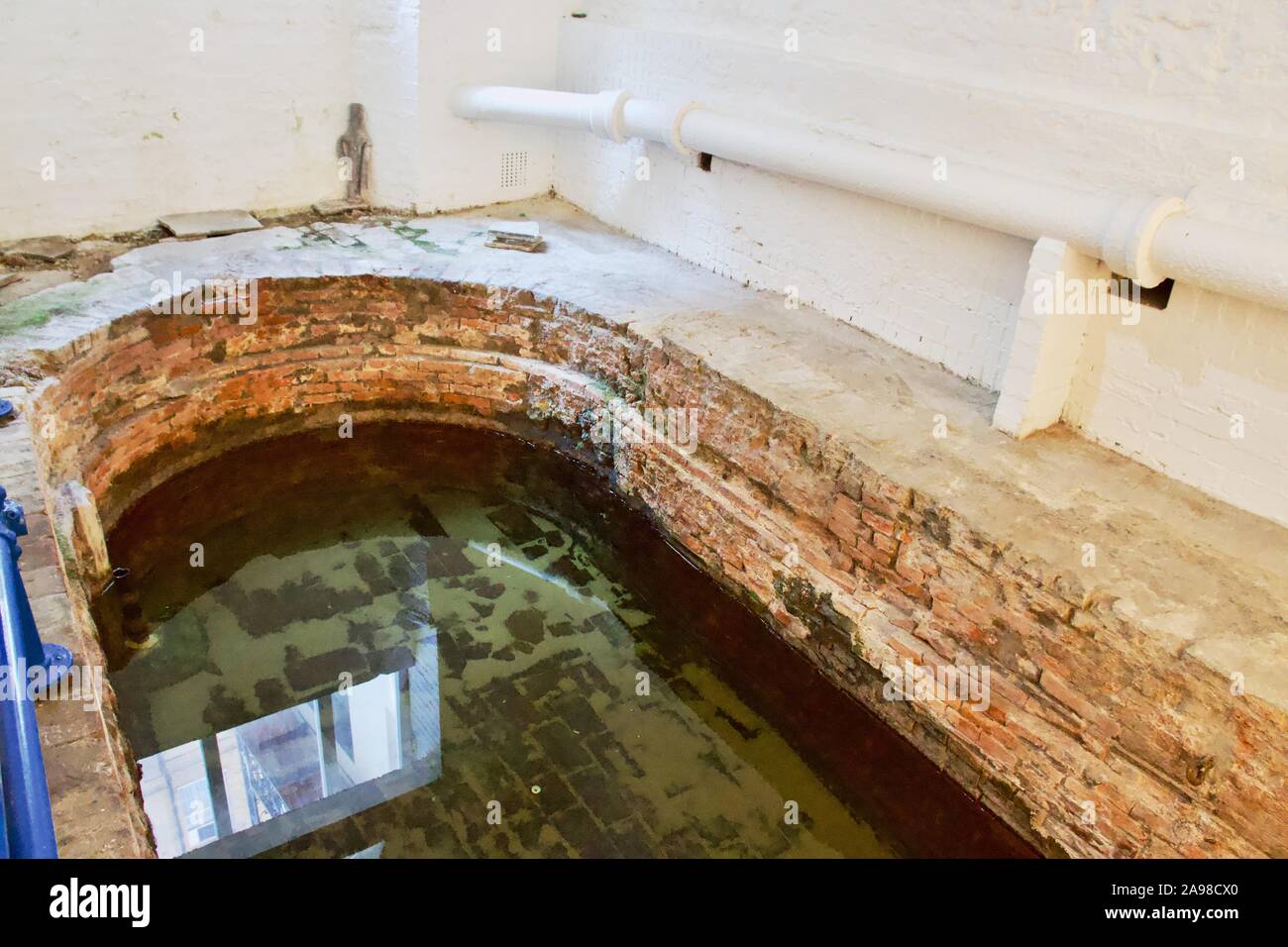 Strand Lane Roman Baths in London, actually a remaining portion of a ...