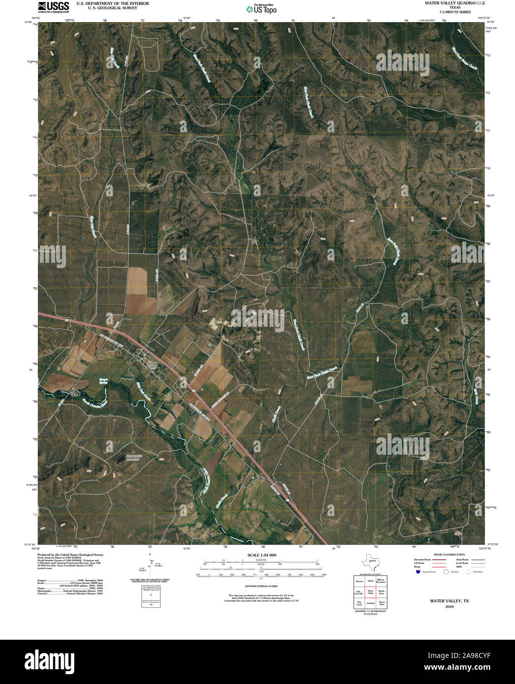 Map texas water hi-res stock photography and images - Alamy